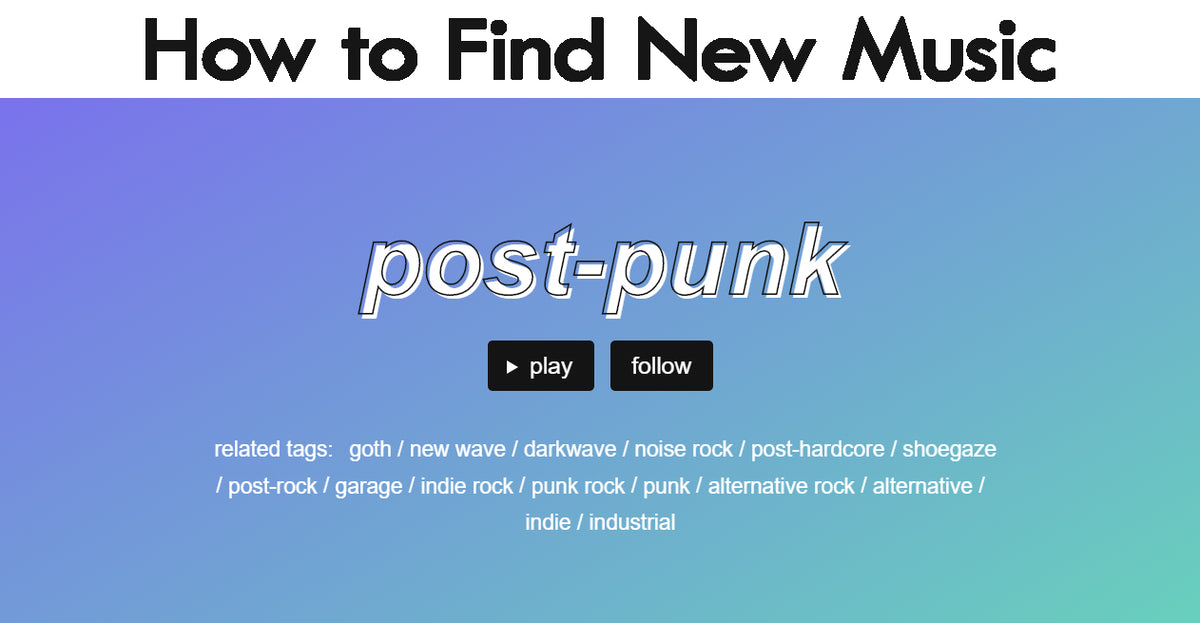 How to Find New Music | Play Alone Records